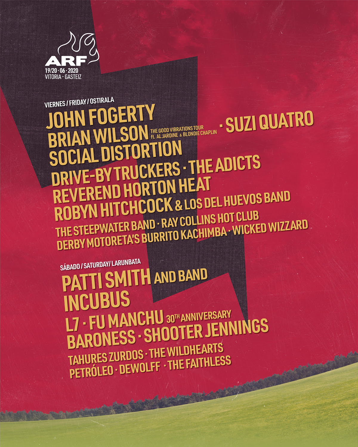 Azkena Rock Festival 2020 presenta el cartel por días | Algo de Rock