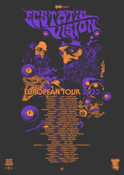 Ecstatic Vision presentan su nueva gira en España | Algo de Rock